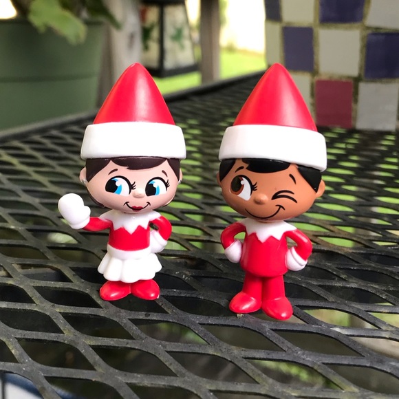 Vintage | Accents | Lot Of 2 Cca B Christmas Pixie Elves Elf On Shelf ...